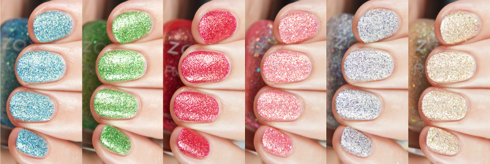 Wondrously Polished: Zoya Seashells Collection: Pixiedust - Swatches