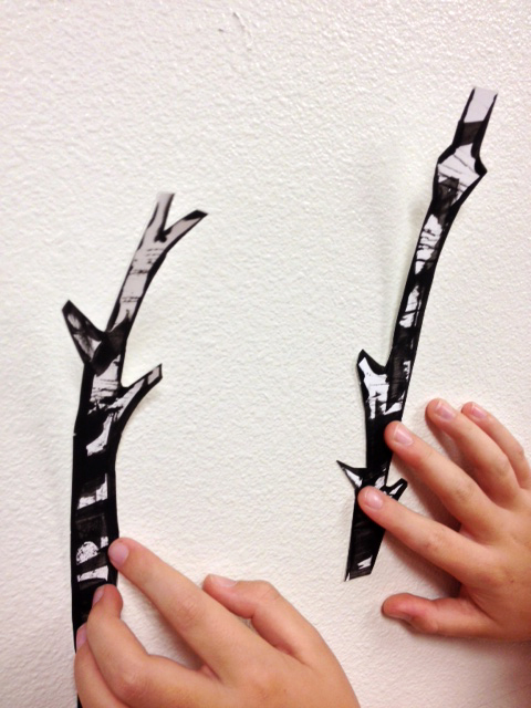 creat[ed]: Fall Birch Tree Art Lesson