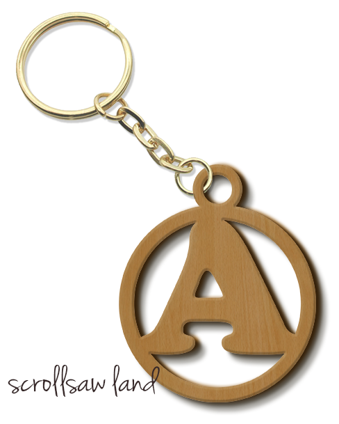 Scroll Saw Keychain Pattern