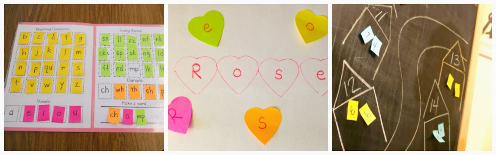 Learning Activities Using Post-It Notes | School Time Snippets