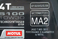 Random Things you might own: JASO MA and JASO MA2 what's the difference?