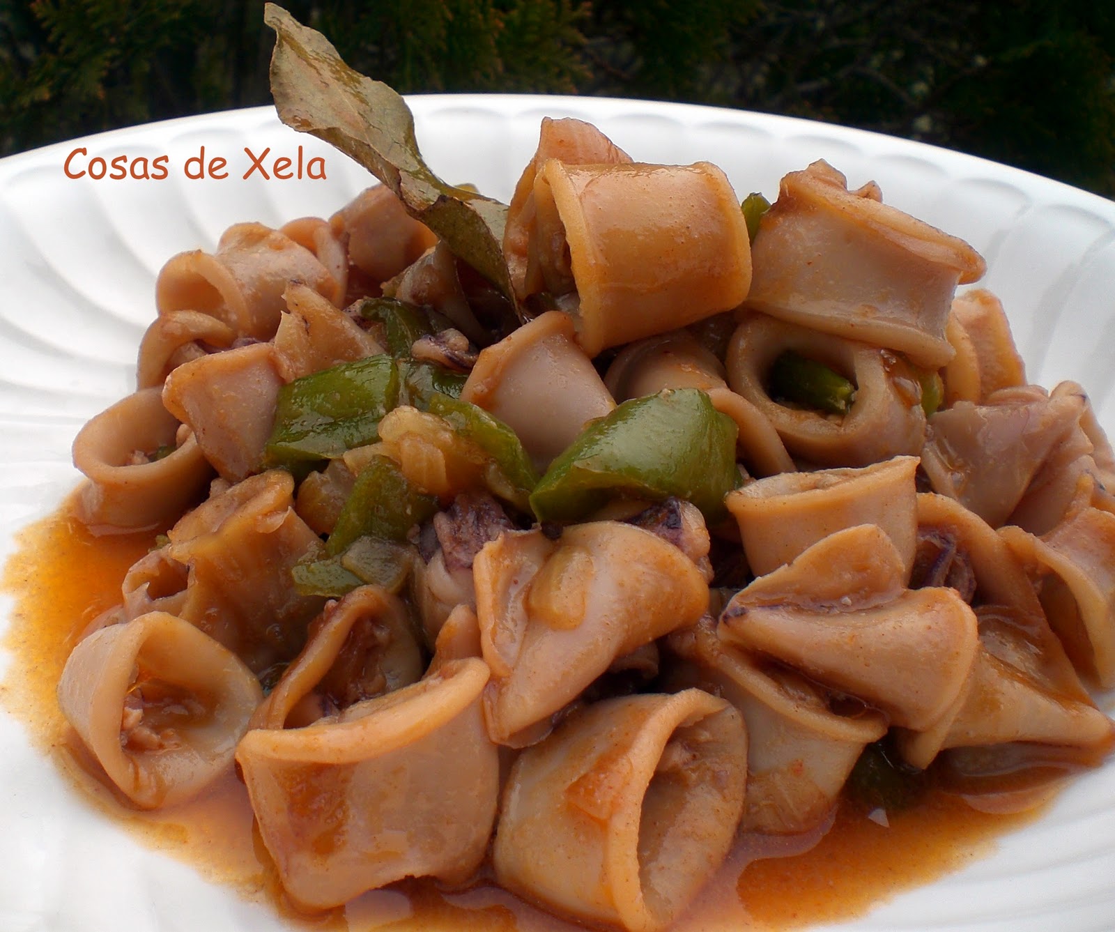 COSAS DE XELA: CALAMARES GUISADOS