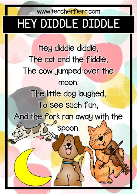 teacherfiera.com: NURSERY RHYMES (POSTERS IN A3 SIZE)