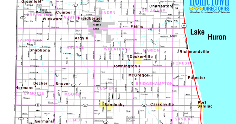 Genealogy and Local History Library Inside Sanilac County Michigan ...