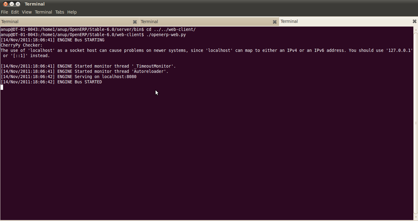 OpenERP Installation Guide