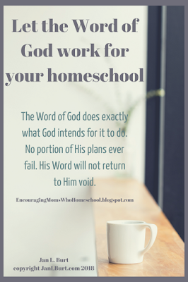 Let the Word of God Work for Your Homeschool