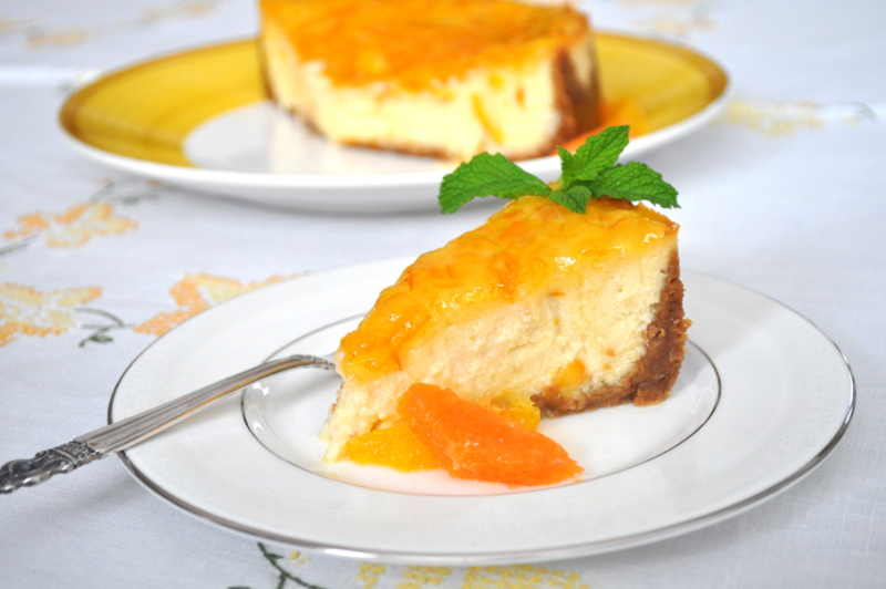 Orange Ricotta Cheesecake - Ciao Chow Linda