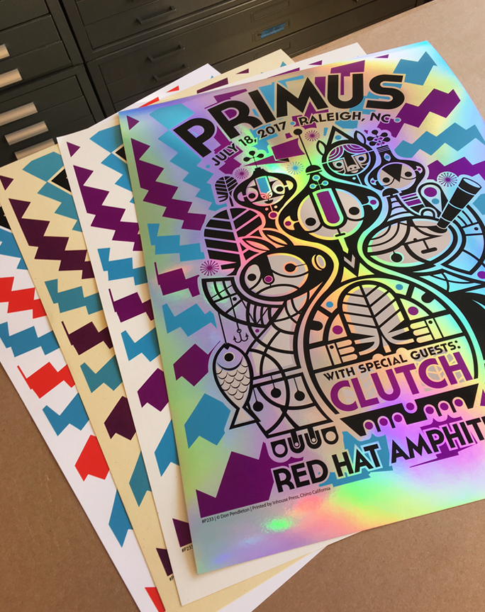 INSIDE THE ROCK POSTER FRAME BLOG: Don Pendleton's Primus Raleigh ...