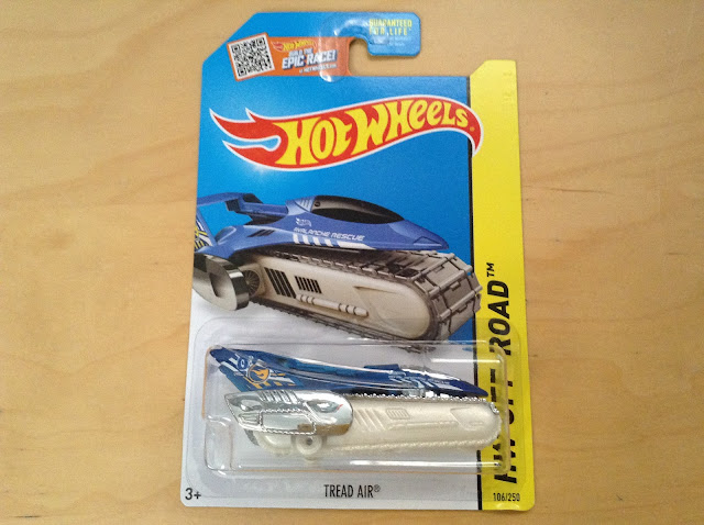 JULIAN'S HOT WHEELS BLOG: Tread Air (2015 Q Case Regular Treasure Hunt)