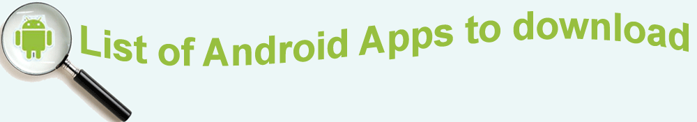 Android Apps for free downloads: September 2012