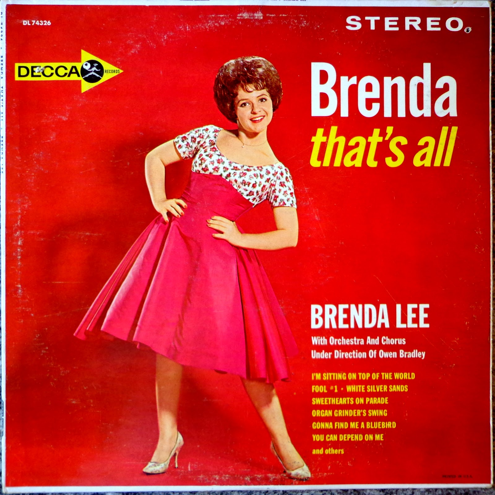 VINYLMANIA (The Best of Vinil): Brenda Lee - That's All (Lp Stereo 1962)