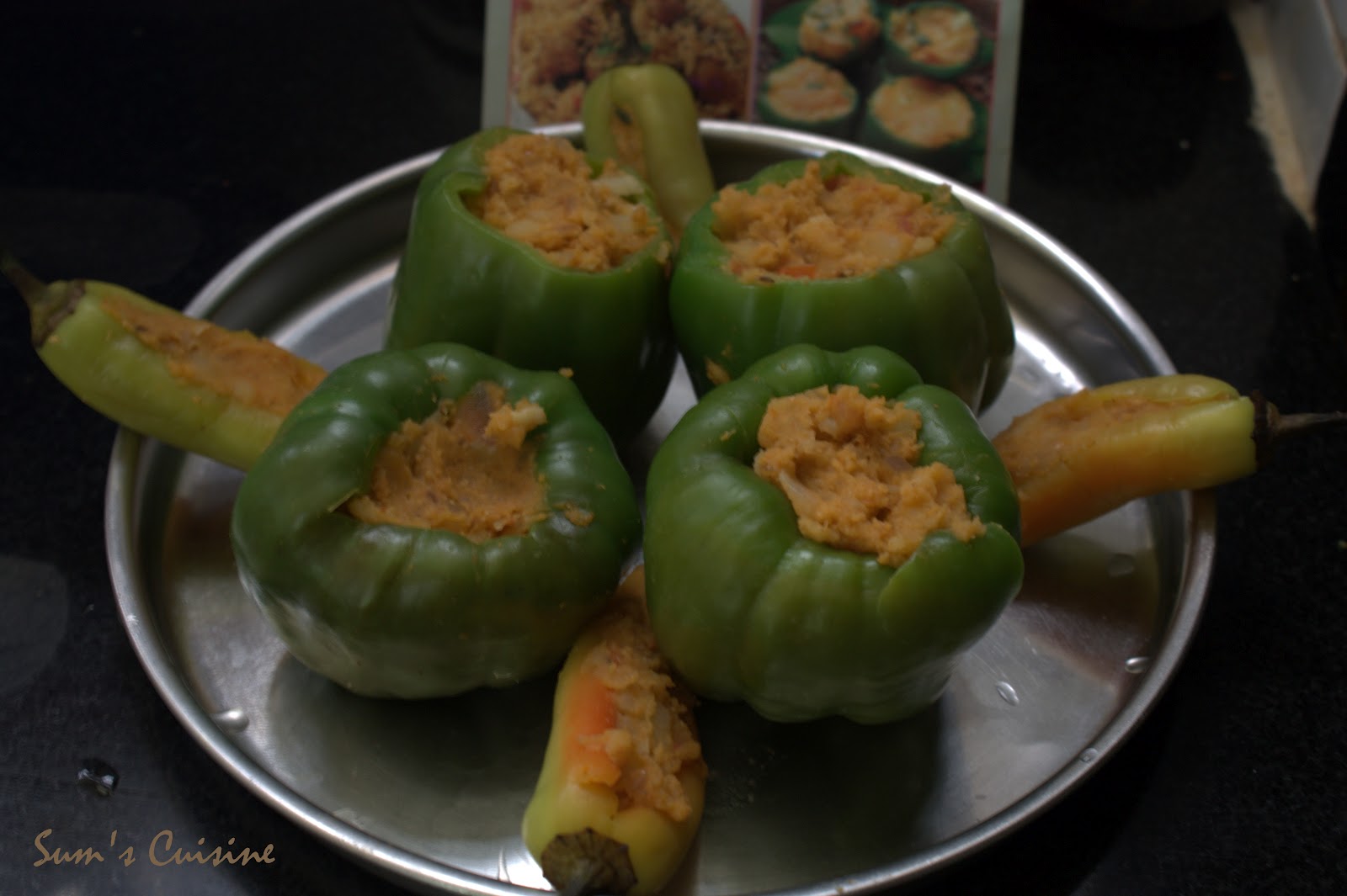 Sum's Cuisine: Stuffed Capsicum Masala