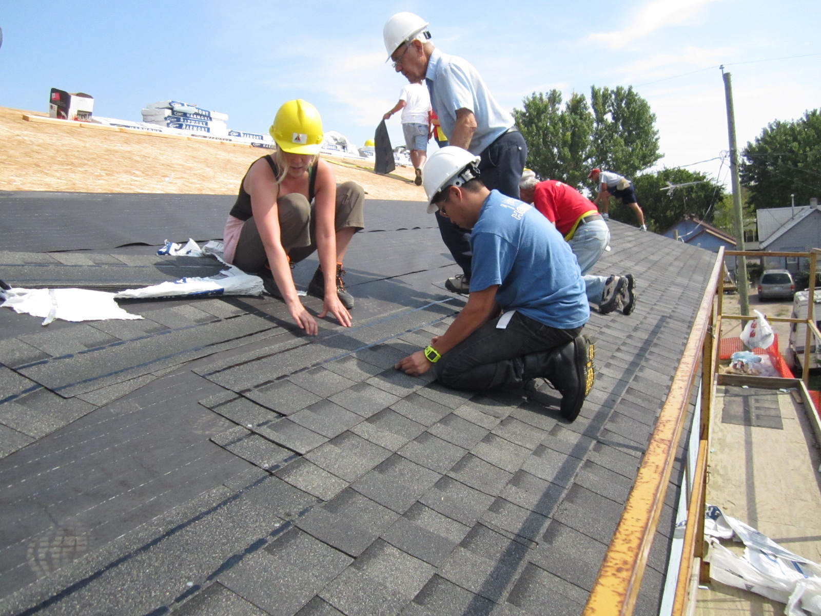 Habitat for Humanity Virden Chapter: Shingling the Roof