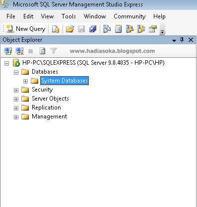 Cara Agar Database SQL Server Bisa Dicopy - Programing, Software, Ebook,Tutorial