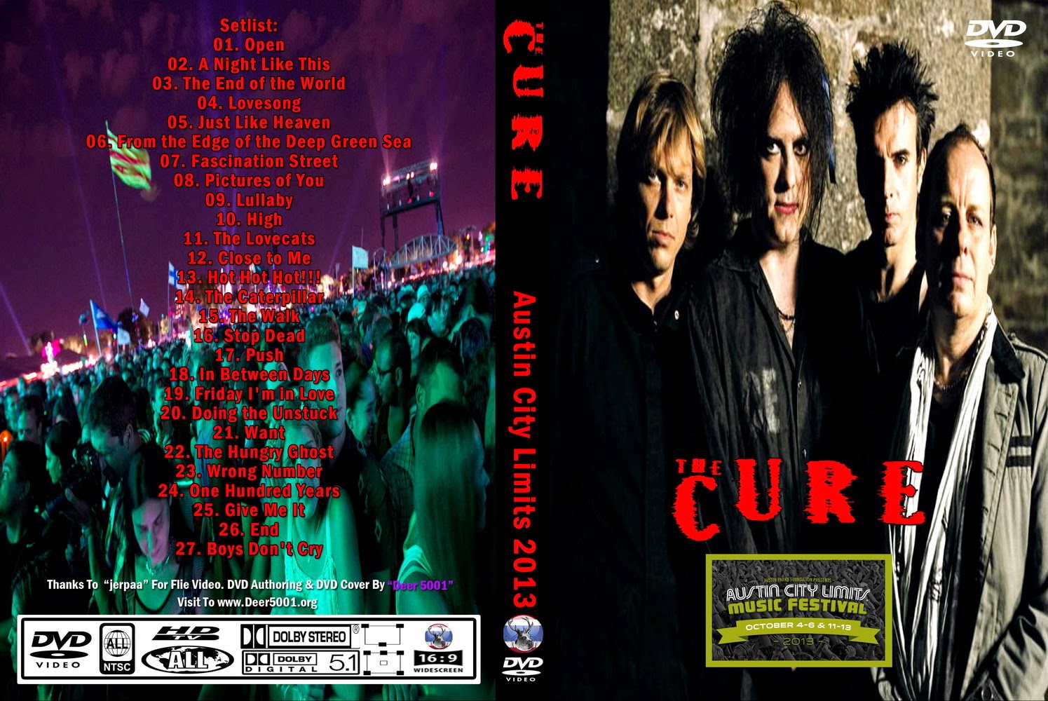T.U.B.E.: The Cure - 2013-10-12 - Austin, TX (DVDfull pro-shot)