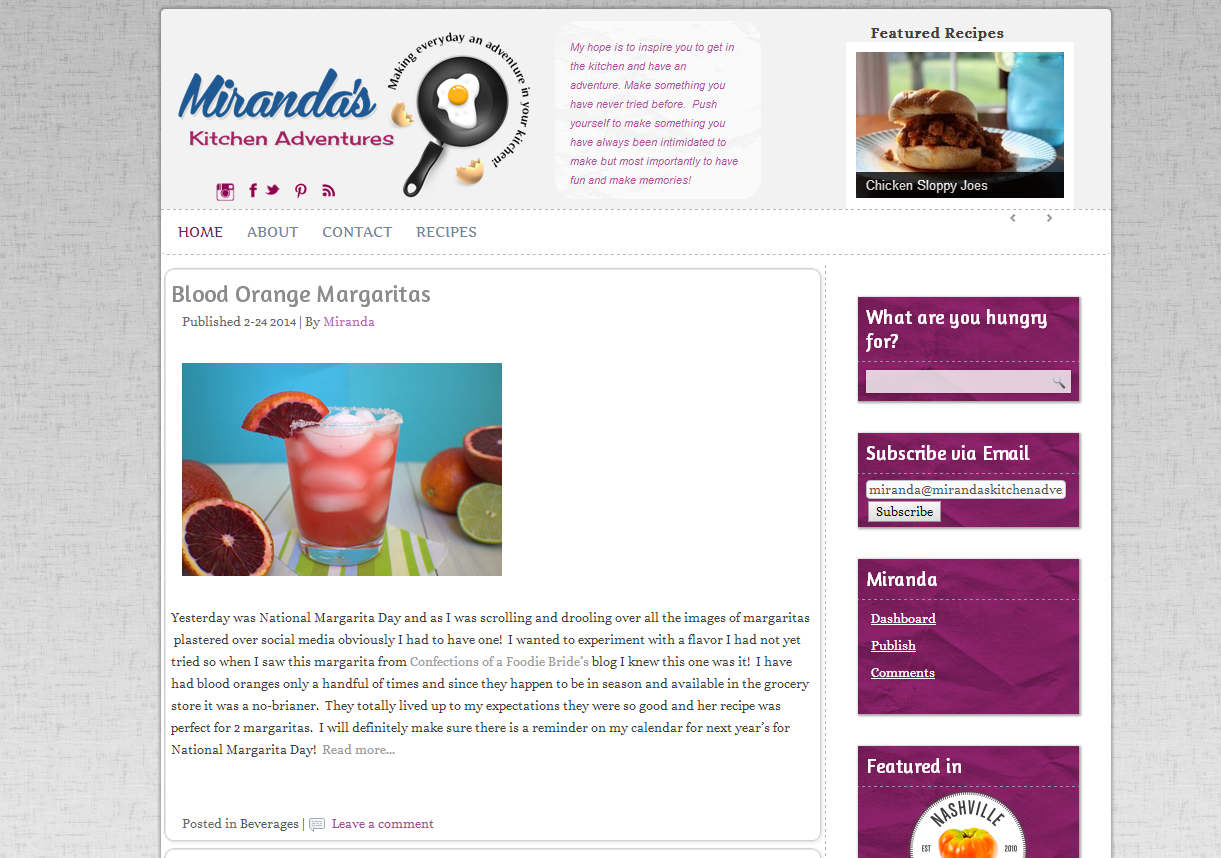 Miranda's Kitchen Adventures: A look into the future.....