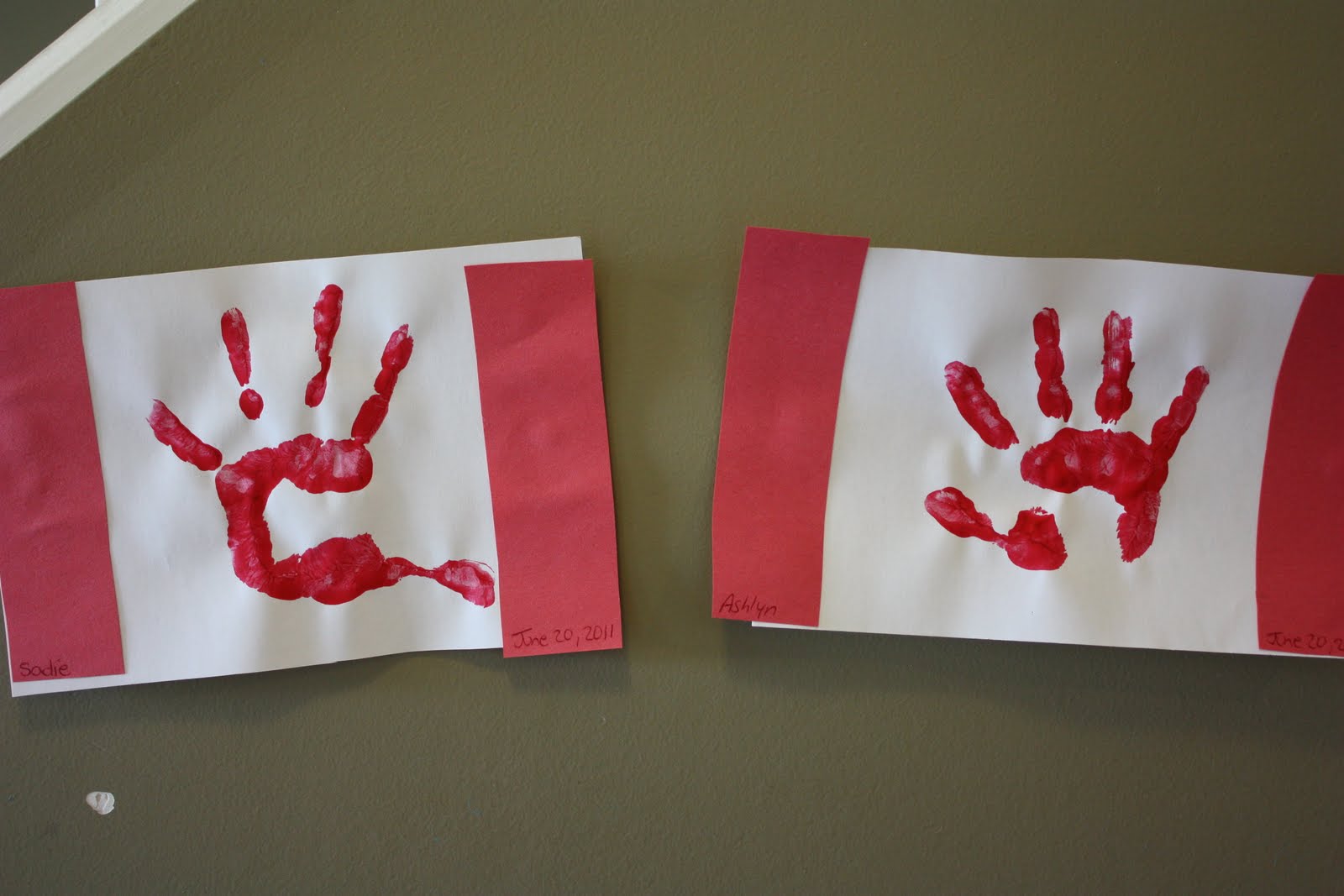 Puddles and Mud: more Canada Day activities, crafts, etc etc