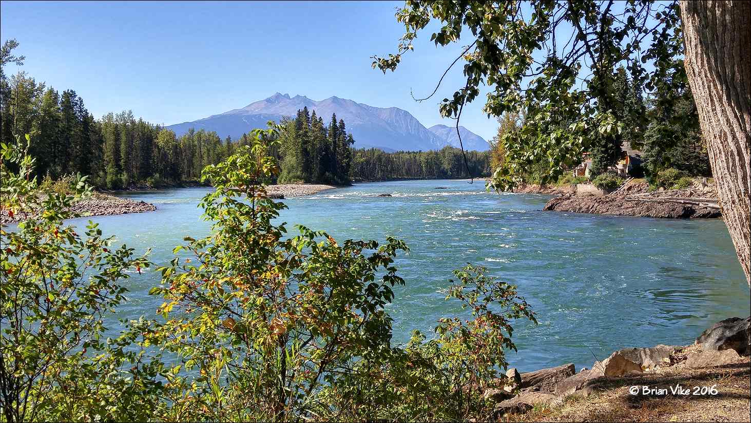 Northern Interior British Columbia: Blue Green Colors Of The Scenic ...