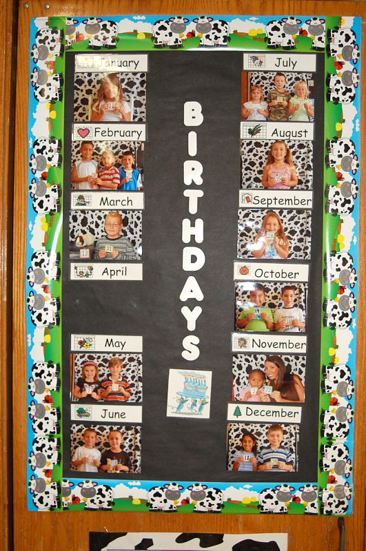 Birthday Displays - Setting Up the Classroom Series - Clutter-Free ...