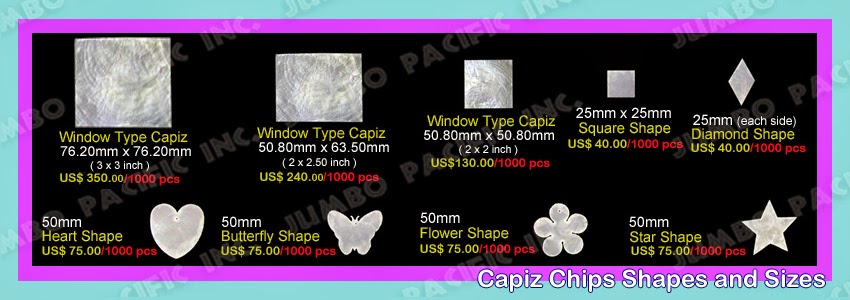 Capiz Shells: CAPIZ SHELL CHIPS