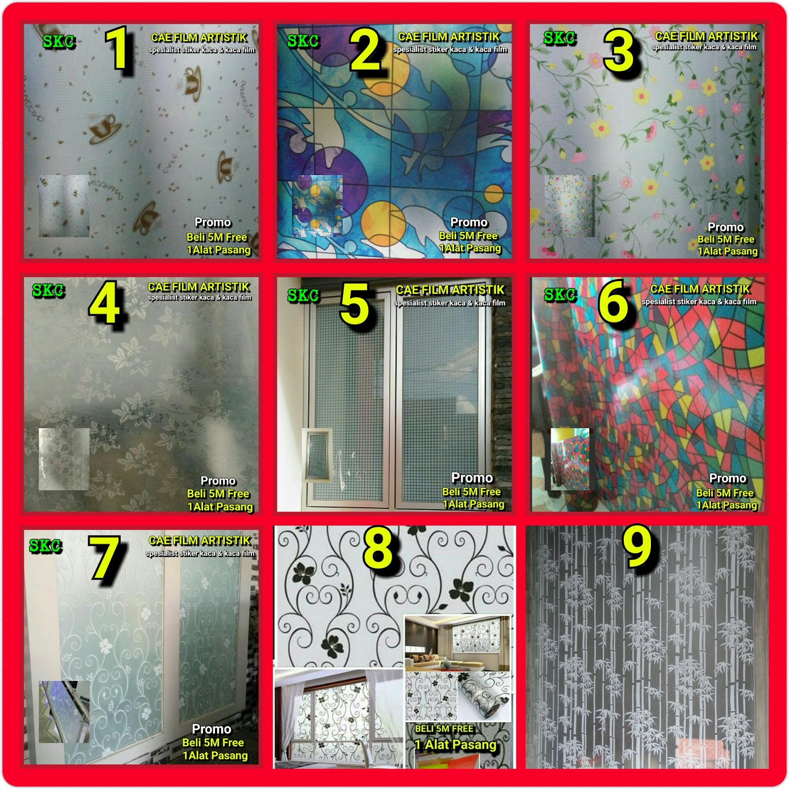 Toko stiker kaca dan kaca film: STIKER KACA