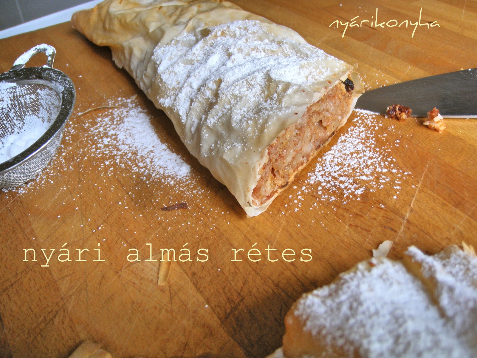 nyárikonyha: Almás rétes - nyári almából