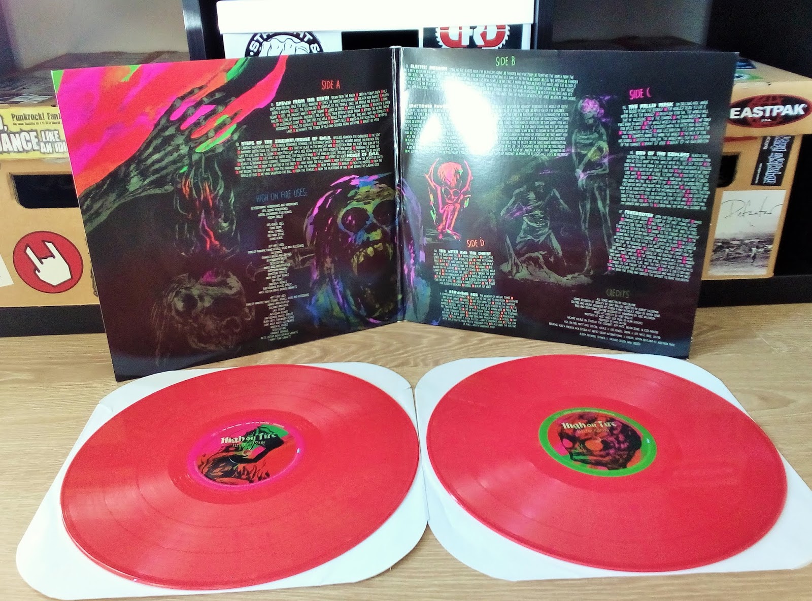 hardcore/metal vinyl: high on fire - electric messiah