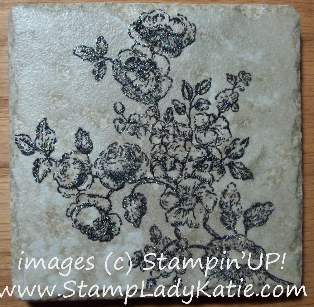 StampLadyKatie.com: Hand Stamped Tile Coasters Make a Great Gift.