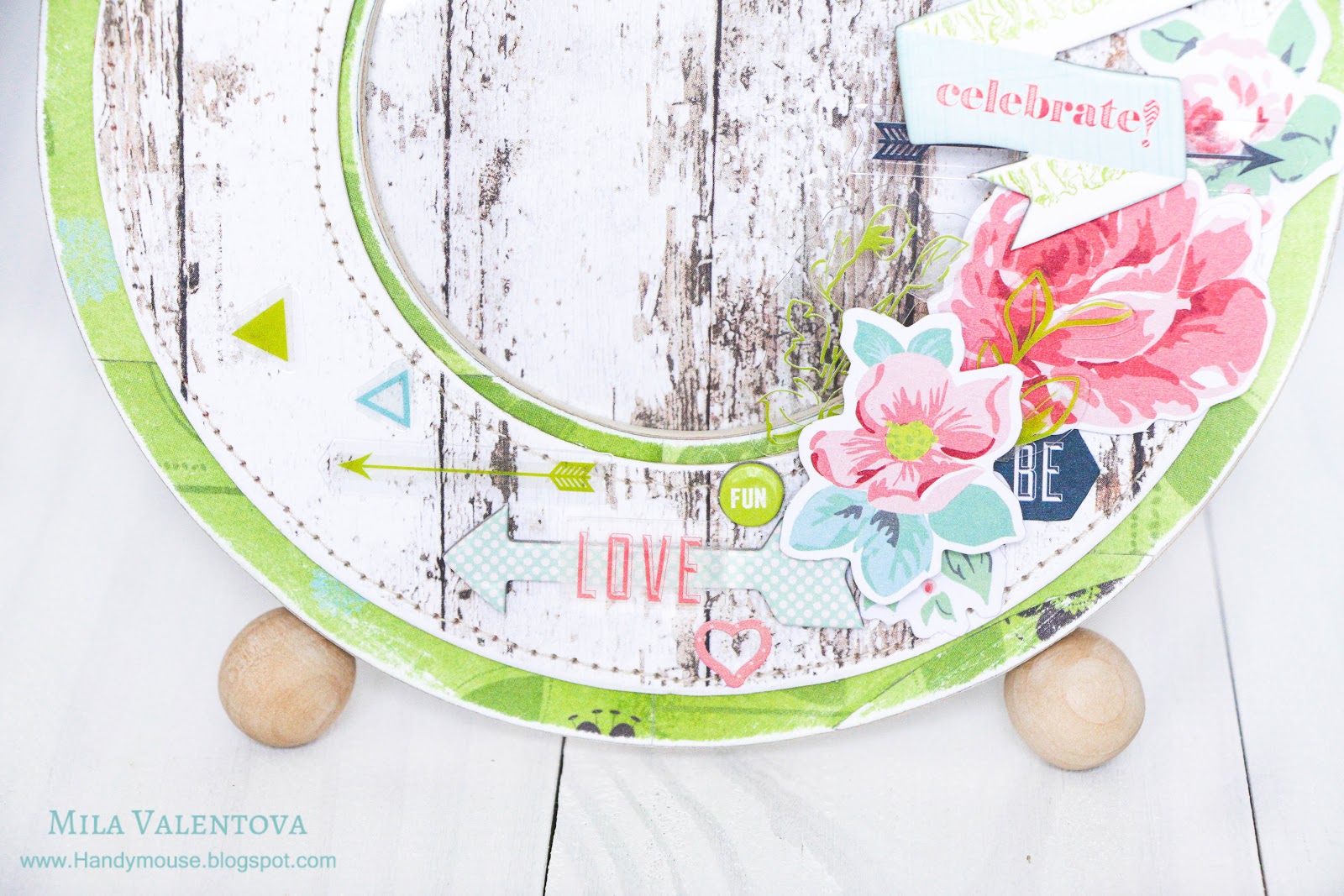 Mila Valentova, art blog: Photo frame "Tame to celebrate!"