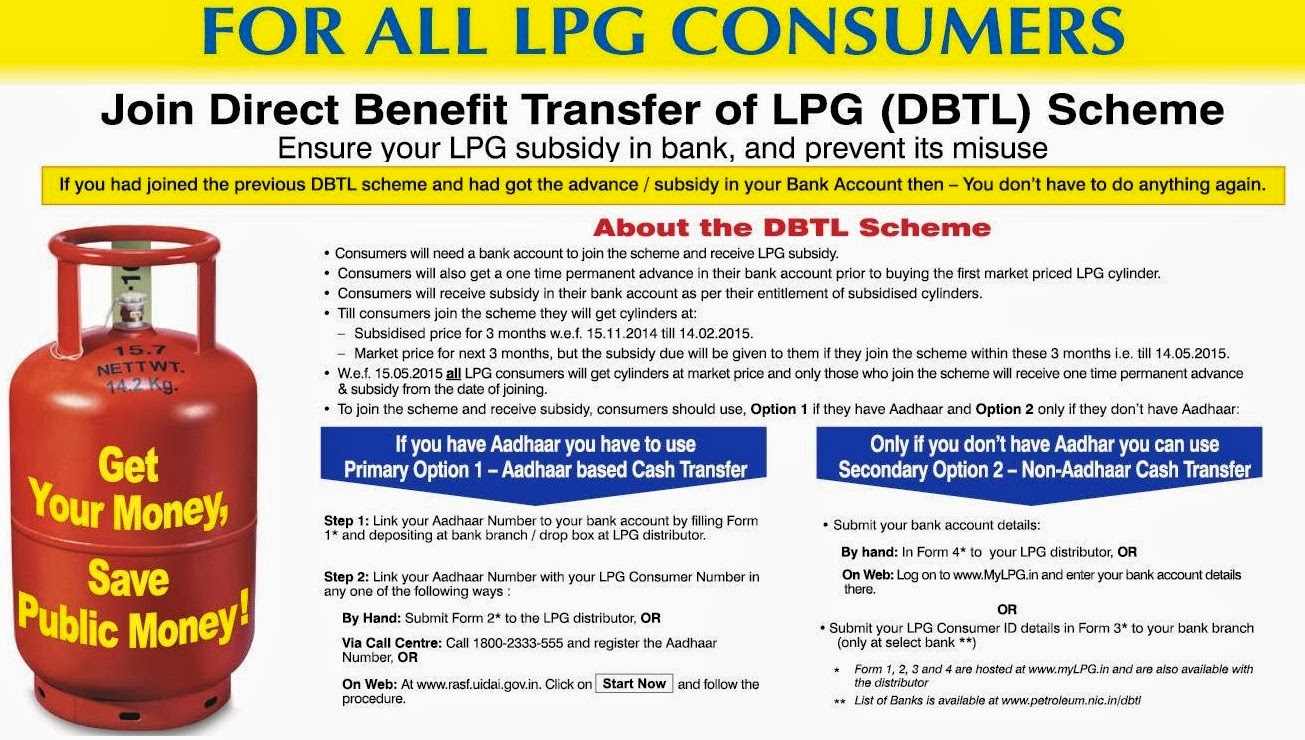 Direct Benefit Transfer of LPG (DBTL) Scheme