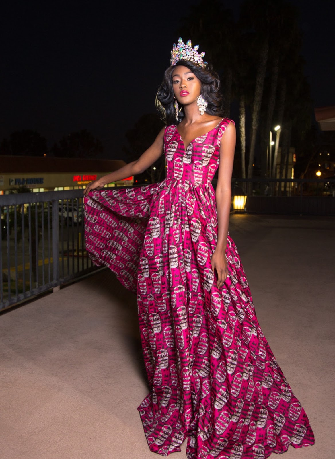 Rubie Neneh Timbo, Miss Africa Continent Sierra Leone 2017, in Madam Wokie