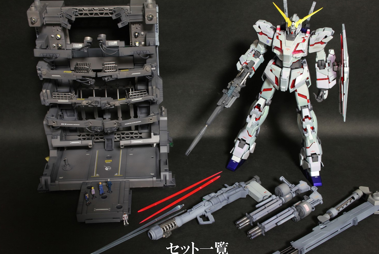 GUNDAM GUY: MG 1/100 Unicorn Gundam HD Color + MS Cage - Customized ...