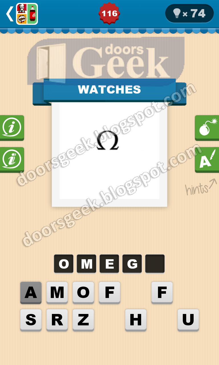 Guess The Brand Level 116 ~ Doors Geek