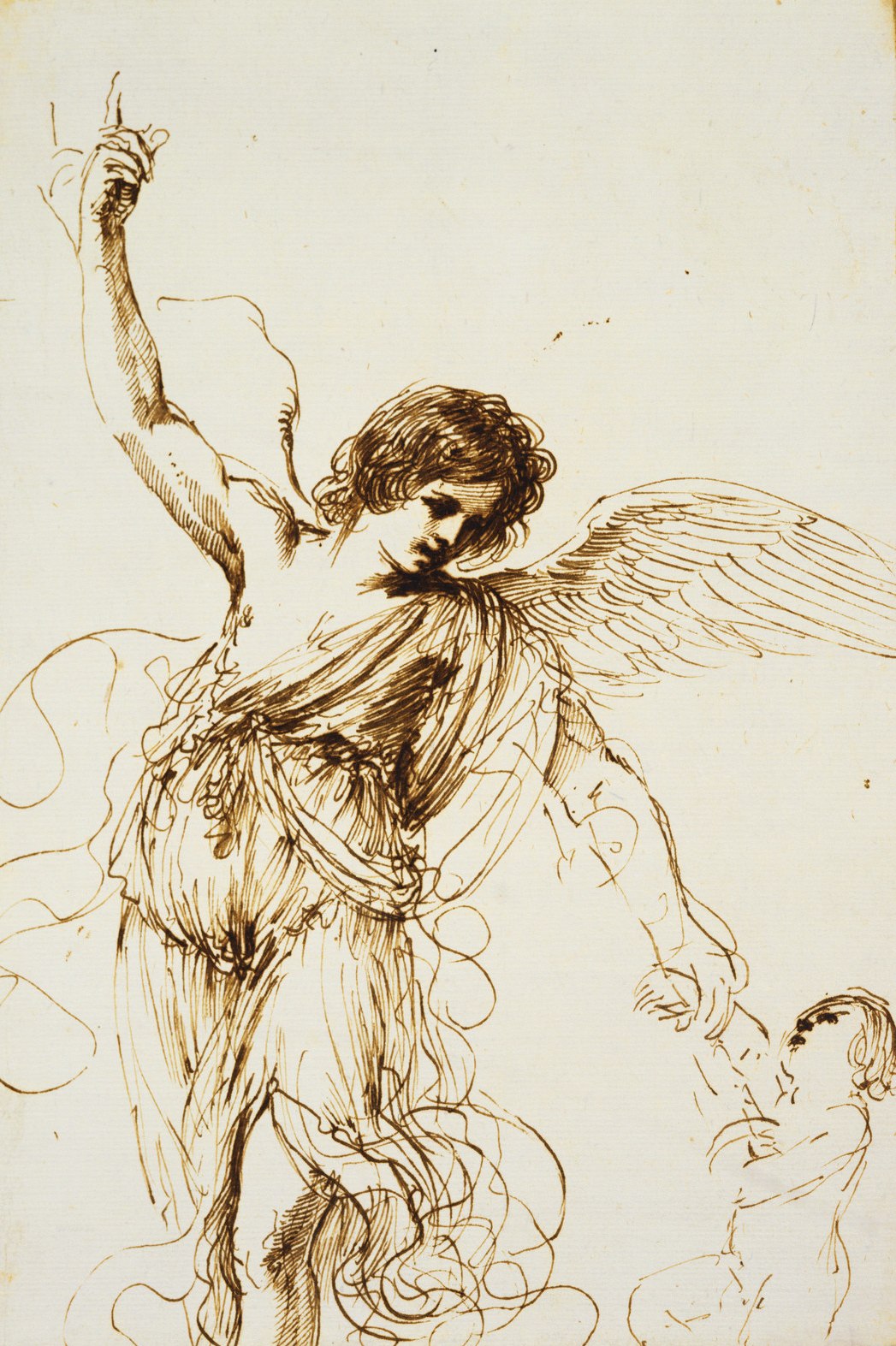 Spencer Alley: Guercino (1591-1666) - Later Drawings - 1640-45