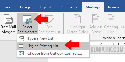 Cara Mudah Belajar Mail Merge Di Ms Word - SIAP UJIAN