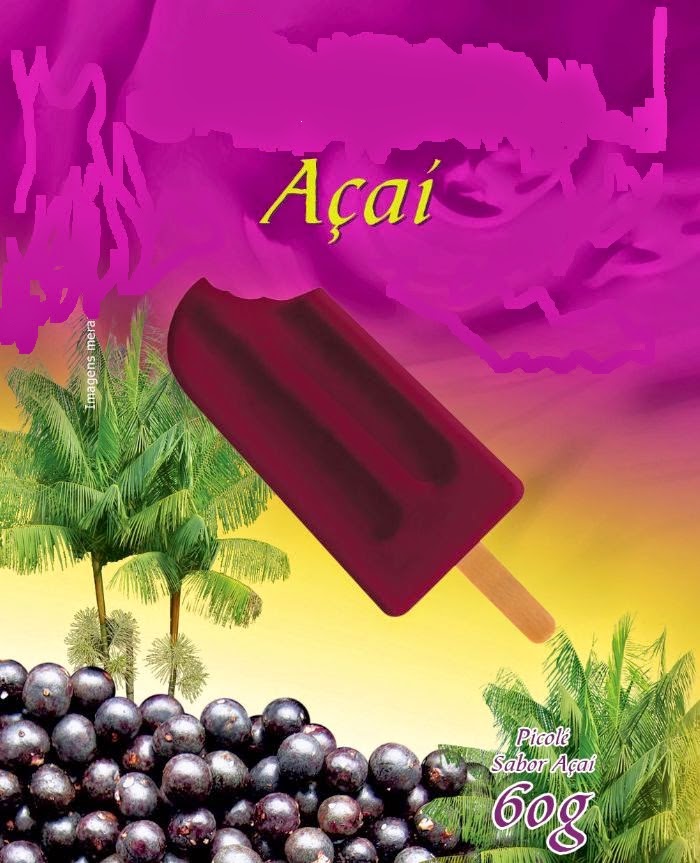 PICOLÉ DE AÇAÍ: Picolé de Açaí