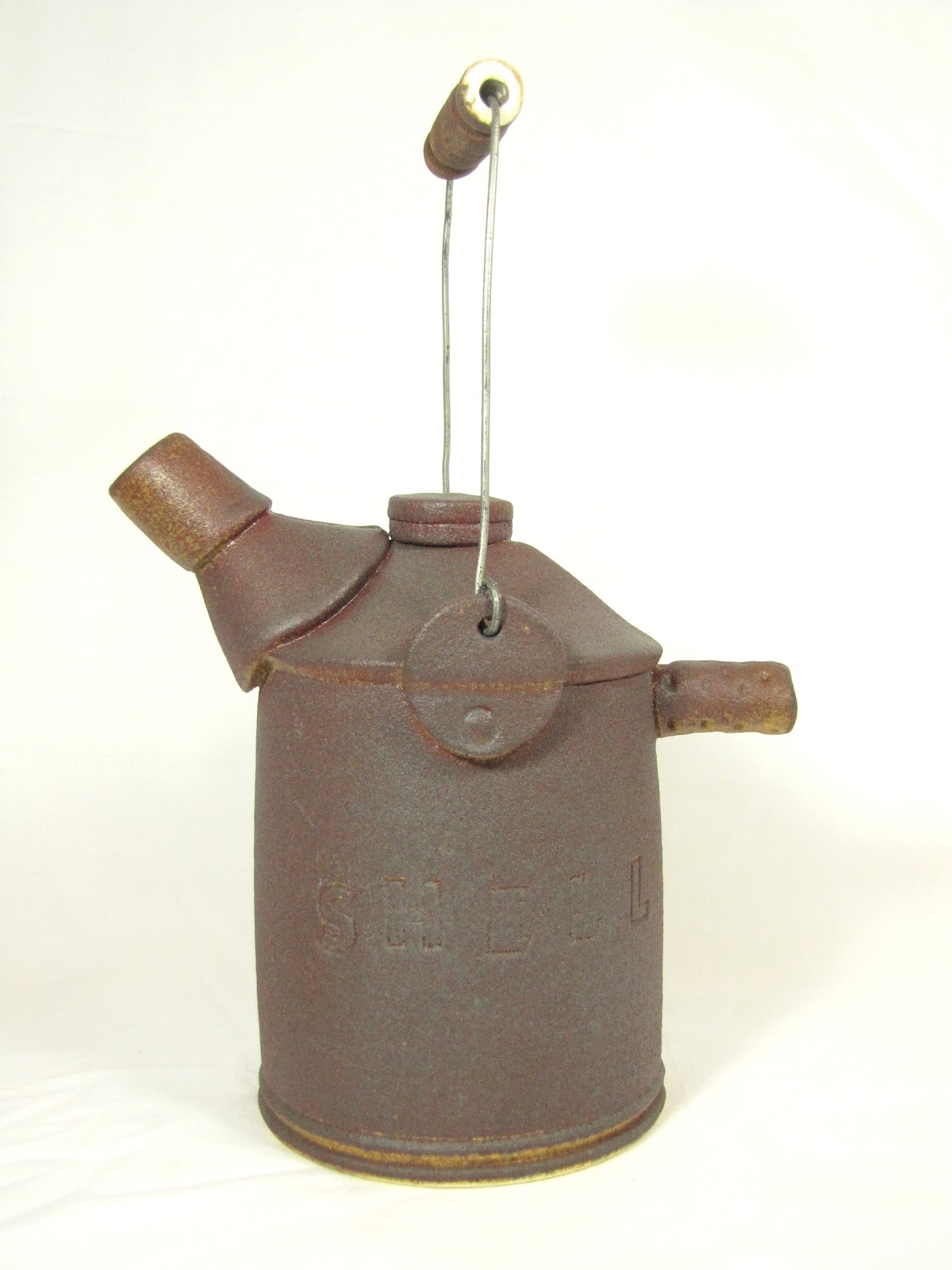 Jan Wallace Pottery: 'Old Oil Cans'