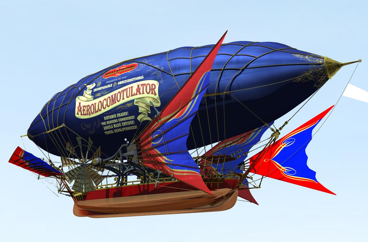 My Vain Doodles: Victorian Airship