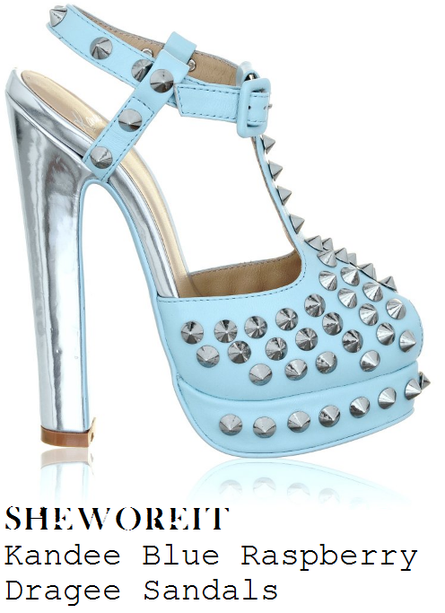 sheworeit: Nicola Roberts' Kandee Blue Raspberry Dragee Light Blue ...
