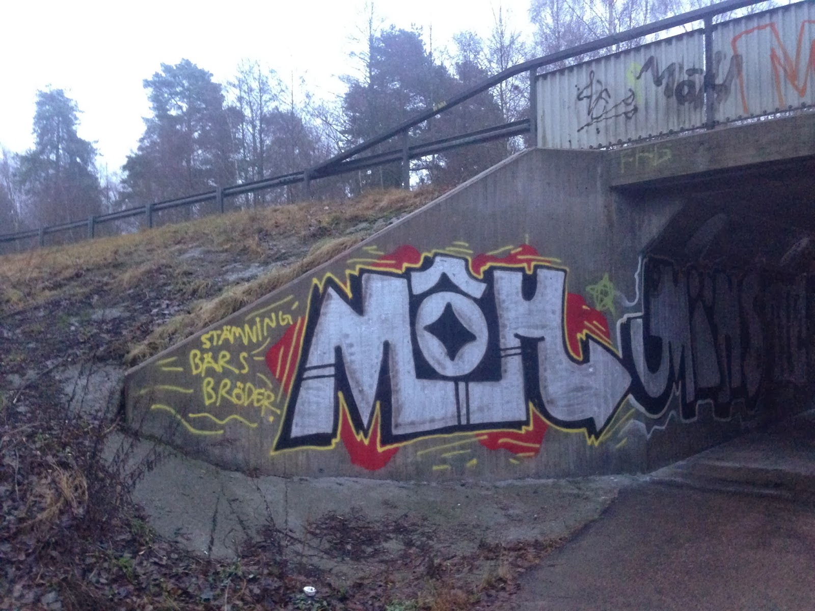 Graffiti, Streetart och Konst - Västerås, Sweden: MÖH