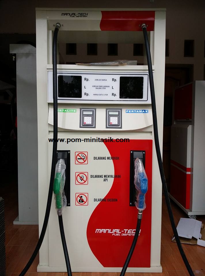Harga Jual Pom Bensin Mini Digital Rakitan Dua Nozzle dengan Alat Ukur ...