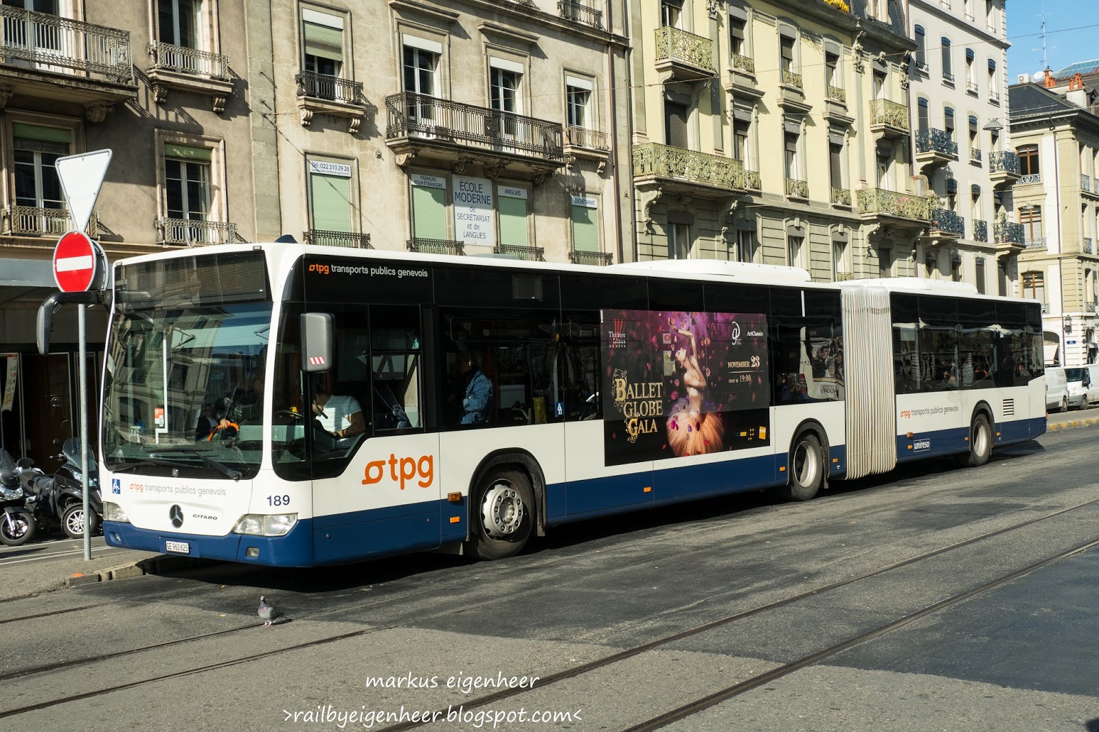 ÖFFENTLICHER VERKEHR: TPG Bus Mercedes Citaro EVOBus 0530G 189 > Rive