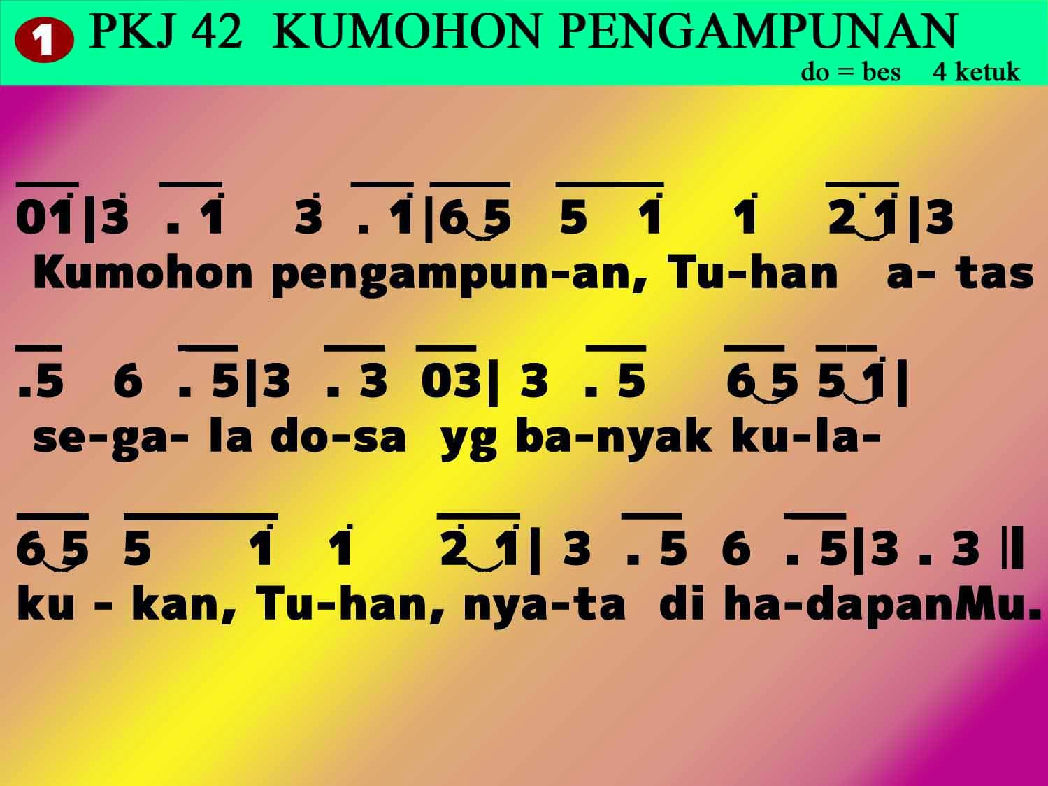 Lagu Gereja Rohani Kristen: Pelengkap Kidung Jemaat. 042. Kumohon ...