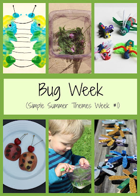 Kitchen Floor Crafts: Bug Week (Simple Summer Theme #1)