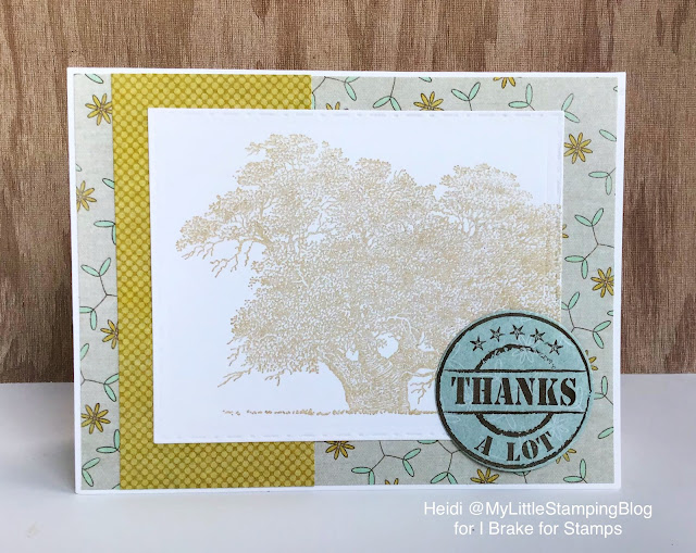 My Little Stamping Blog: Summery Oak Tree Card