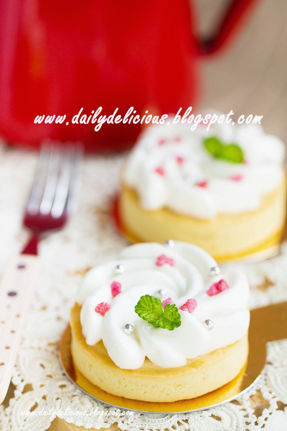 dailydelicious: Lychee Tart: My Sweet little tart