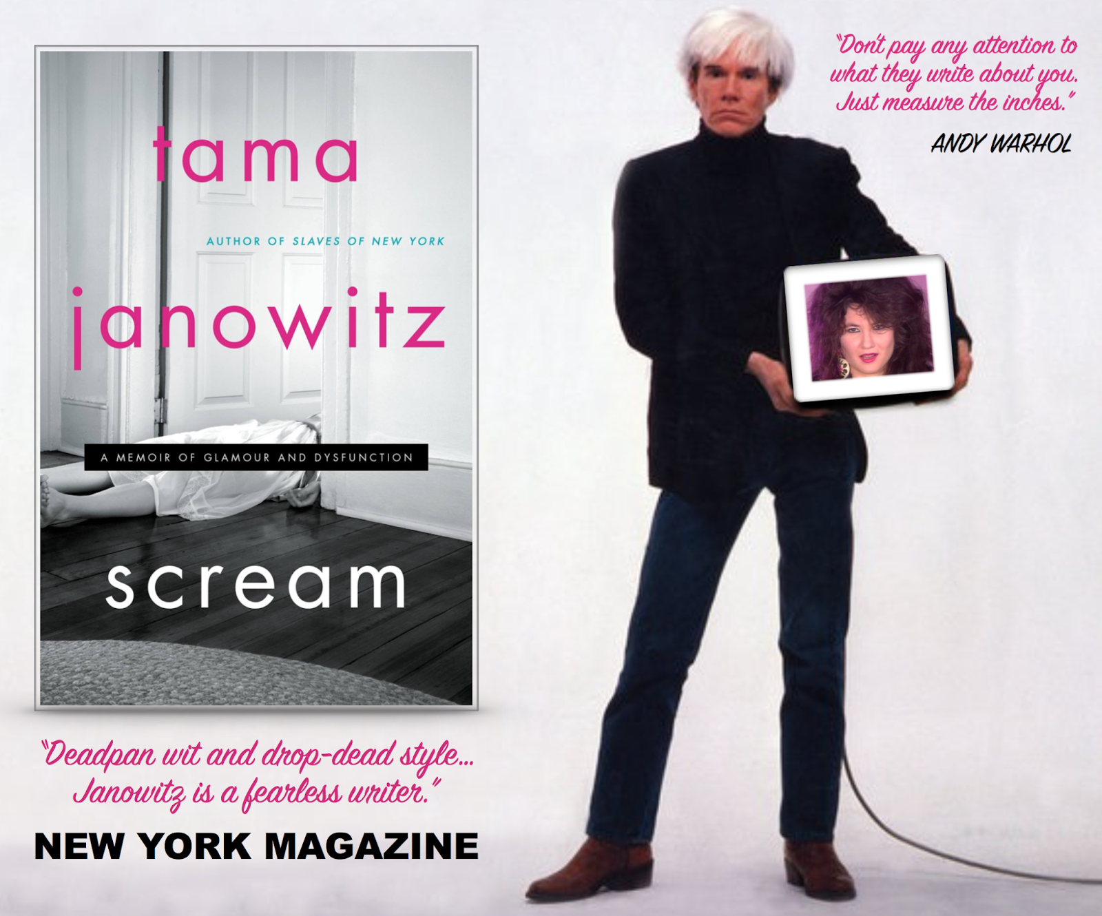 JILL ABRAMS: TAMA JANOWITZ'S ICONIC "SLAVES OF NEW YORK" - 30 YR ...