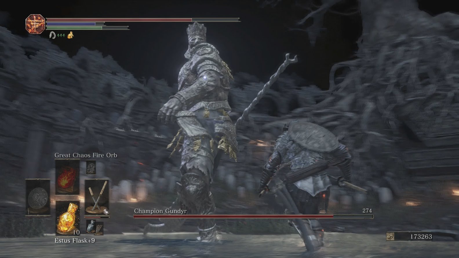 Darksouls 3 Champion Gundyr Boss Fight