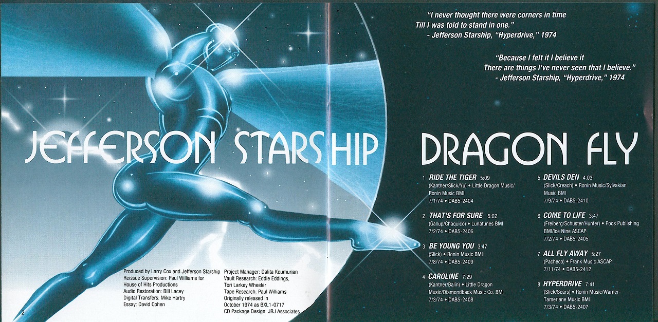 Jefferson Starship Dragonfly Album