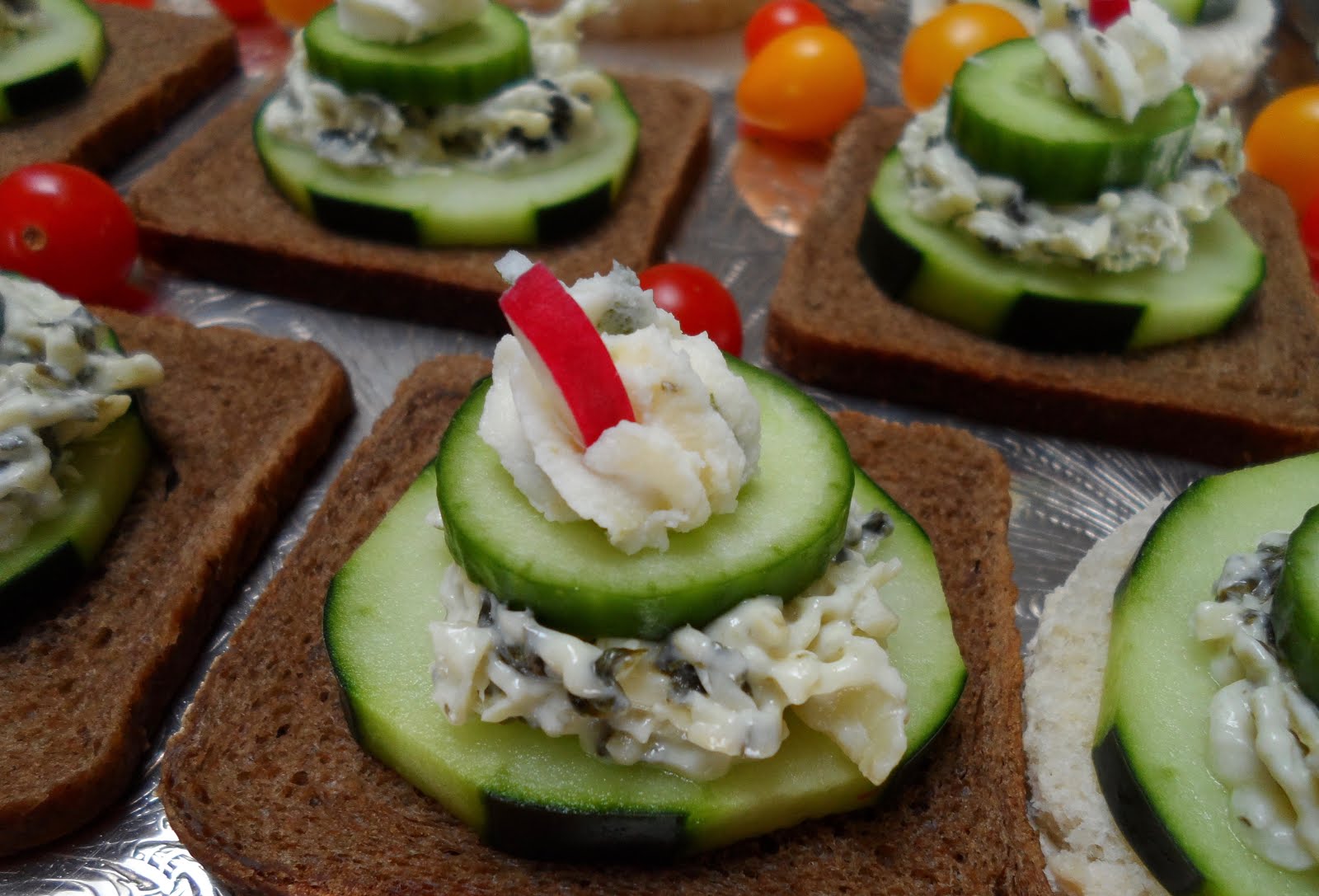 Persian Cucumber & Cheese Sandwich